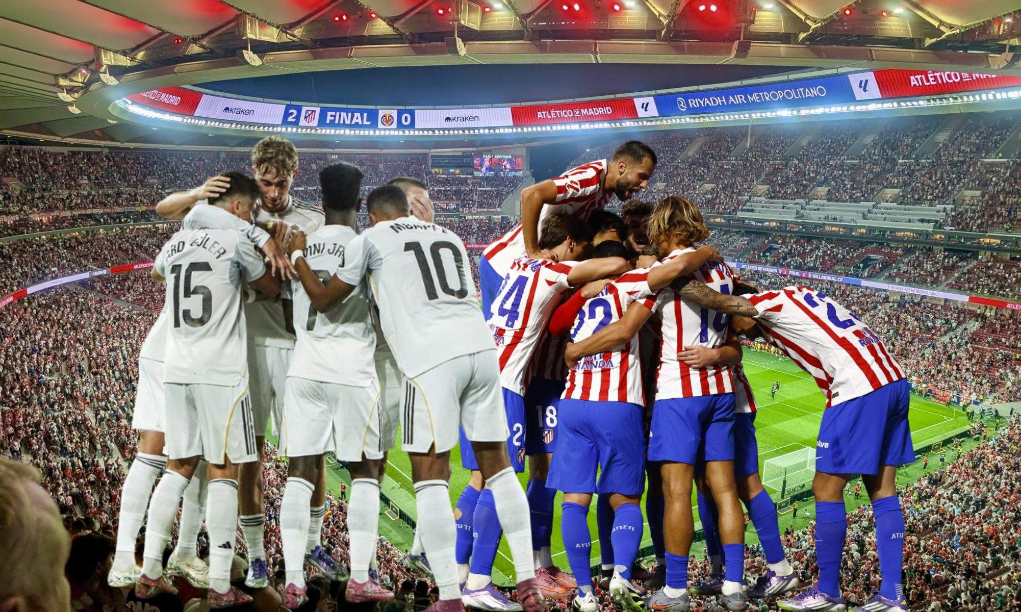El Atlético confirma 2 bajas importantes para medirse al Real Madrid