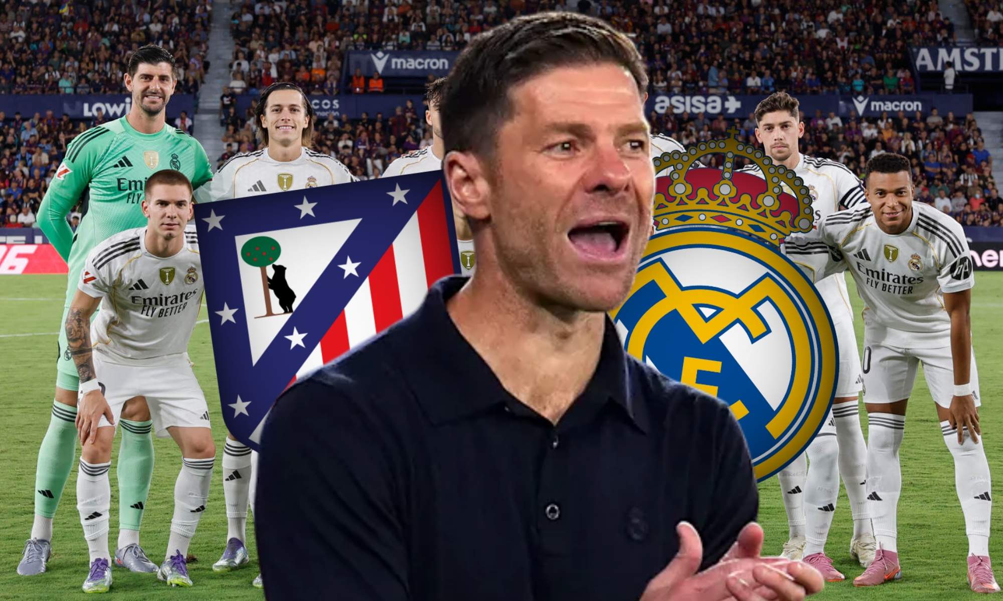 Alineaciones confirmadas de Atlético de Madrid y Real Madrid, Bellingham es titular