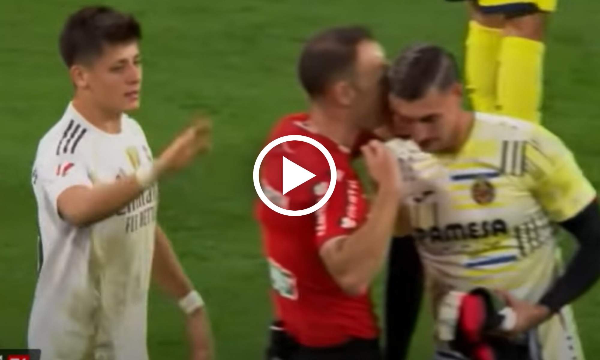 El gesto de Arda Güler cuando terminó el partido contra el Villareal ...