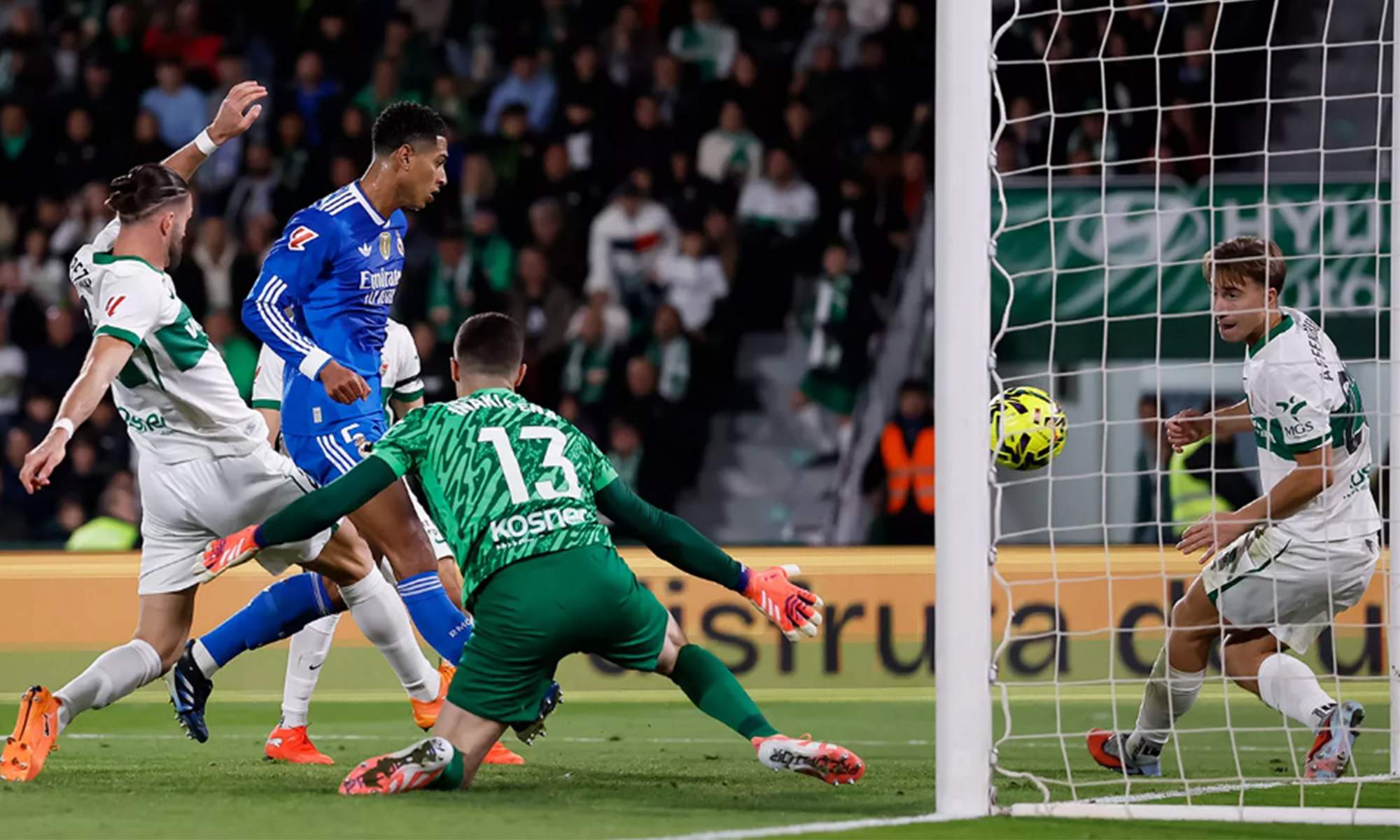 Estadísticas del partido entre Elche y Real Madrid